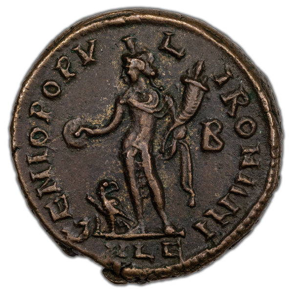 Ancient Rome AD 295-6 Domitius Domitianus AE Follis Coin RIC #20 10.37 ...