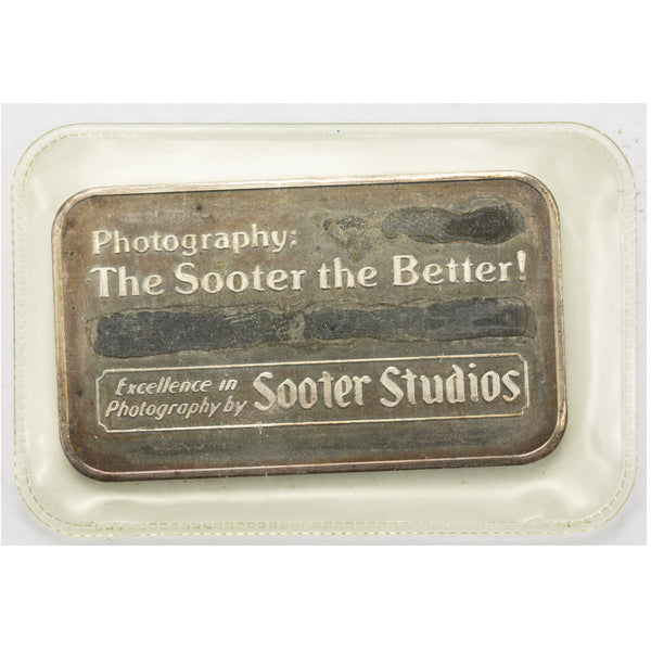 SOLD Johnson Matthey JM Sooter Studios 1oz .999 Fine Silver Bar Sealed ...
