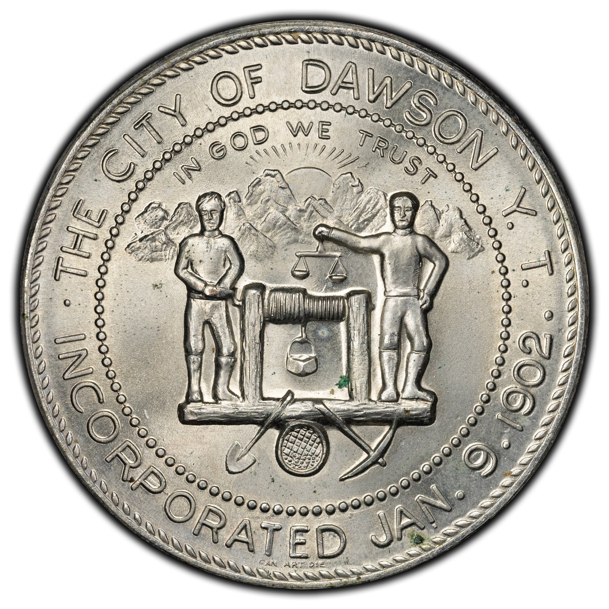 SOLD Canada 1973 The City of Dawson $1 Dollar Commemorative Coin - The ...