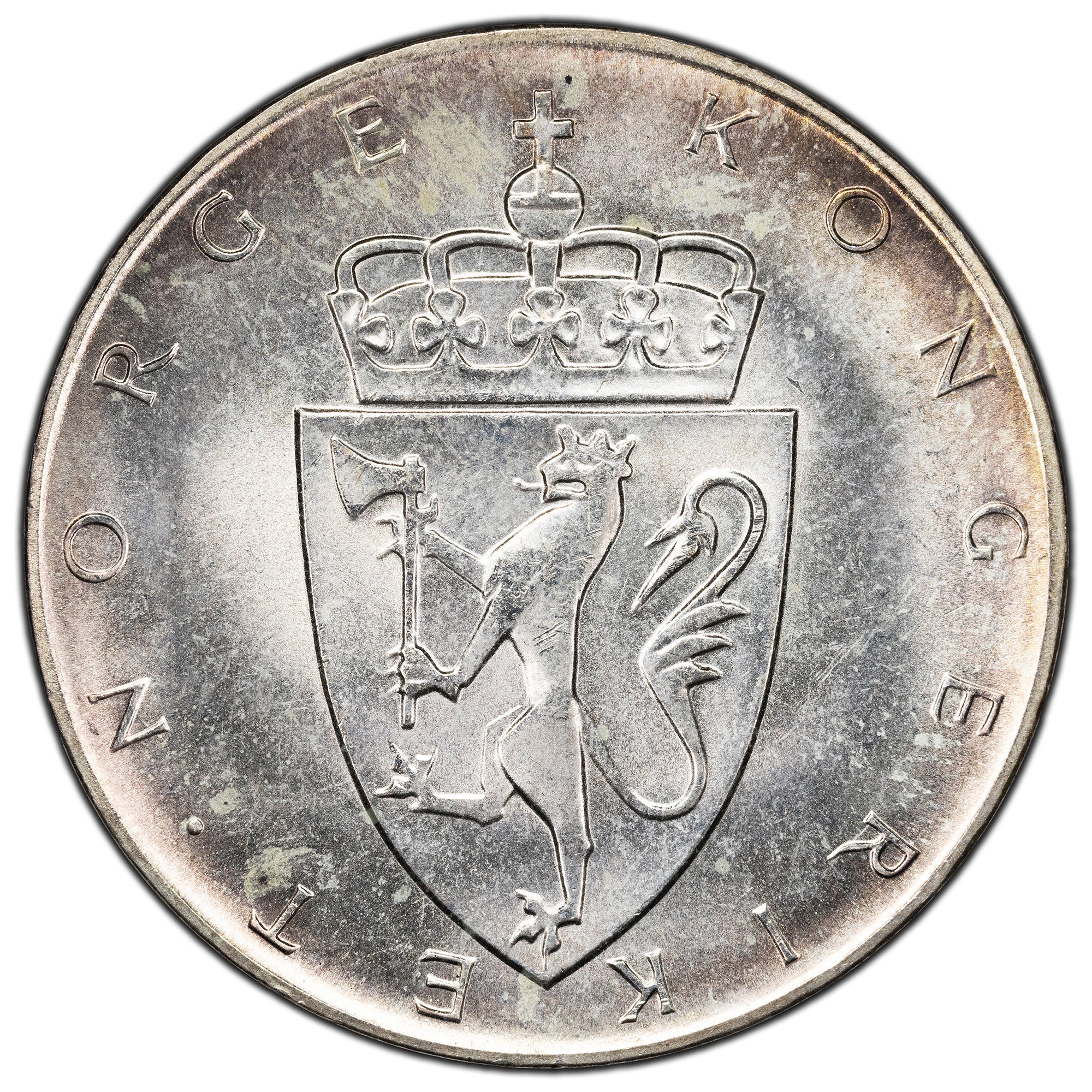 SOLD Norway 1964 10 Kroner Silver Coin KM #413 - The Toronto Coin Shop