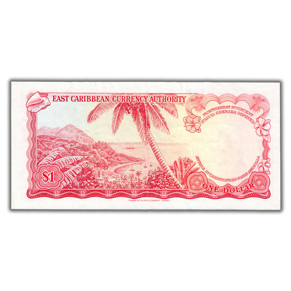SOLD East Caribbean Currency Authority 1965 $1 One Dollar Note P #13e ...