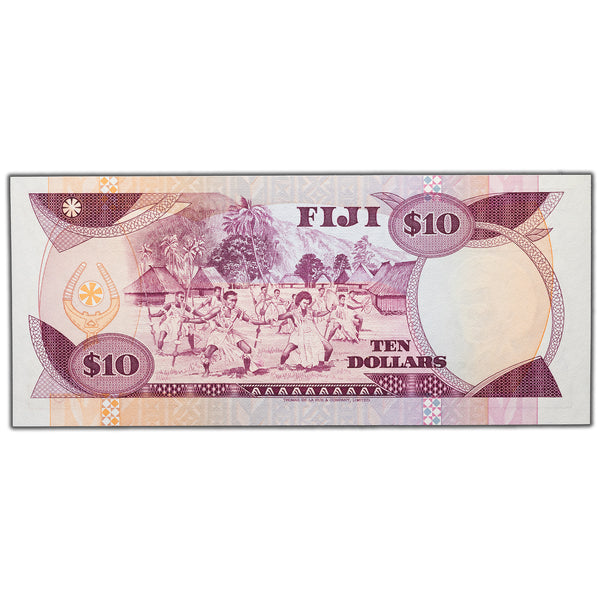 SOLD Fiji 1986 $10 Ten Dollars Note P #79 - UNC - The Toronto Coin Shop