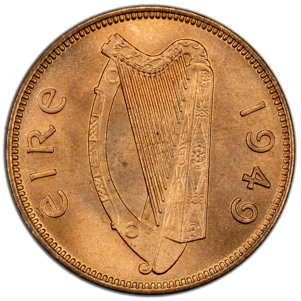 SOLD Ireland 1949 Farthing Coin - Uncirculated - The Toronto Coin Shop