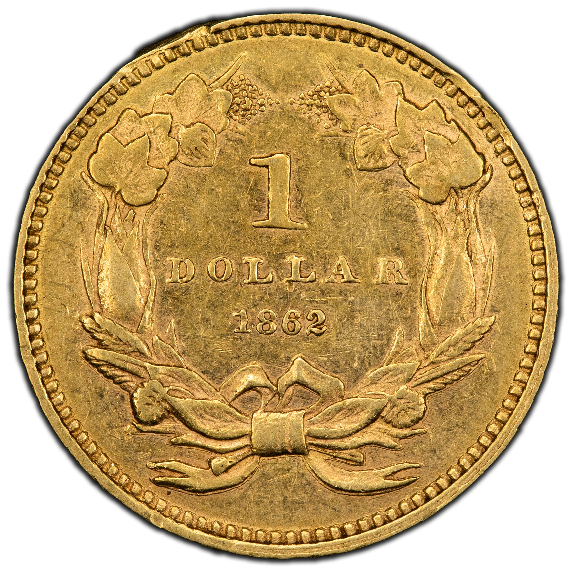 SOLD United States 1862 $1 One Dollar Gold Coin - The Toronto Coin Shop