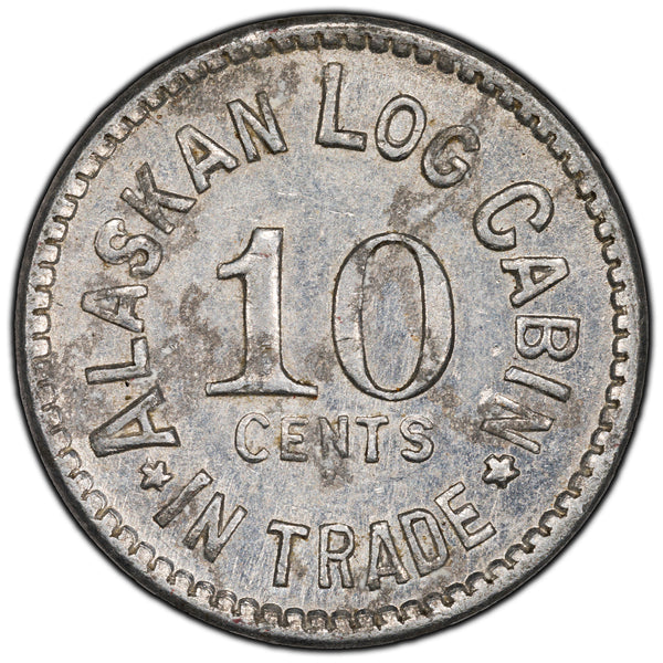 United States 10 Cents Trade Token Don's Alaskan Log Cabin - The ...