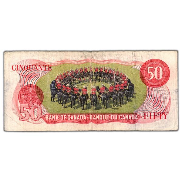 SOLD $50 1975 Bank of Canada Note *HB Replacement Prefix BC-51aA - Cir ...