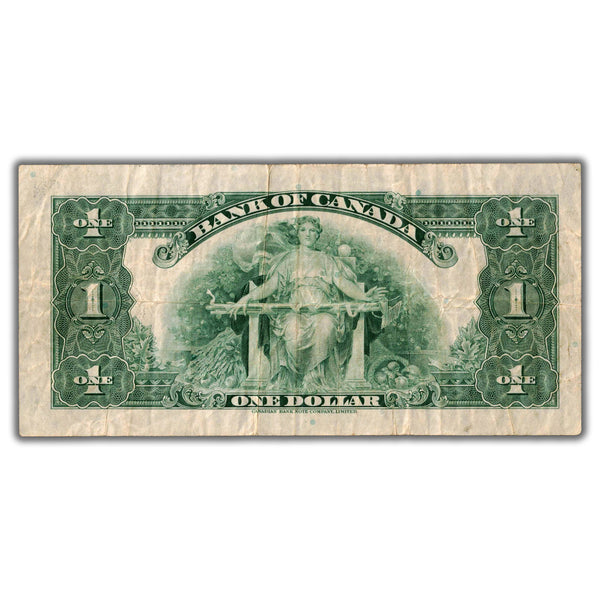 $1 1935 Bank of Canada Note English Text Series B BC-1 - Fine+ - The ...