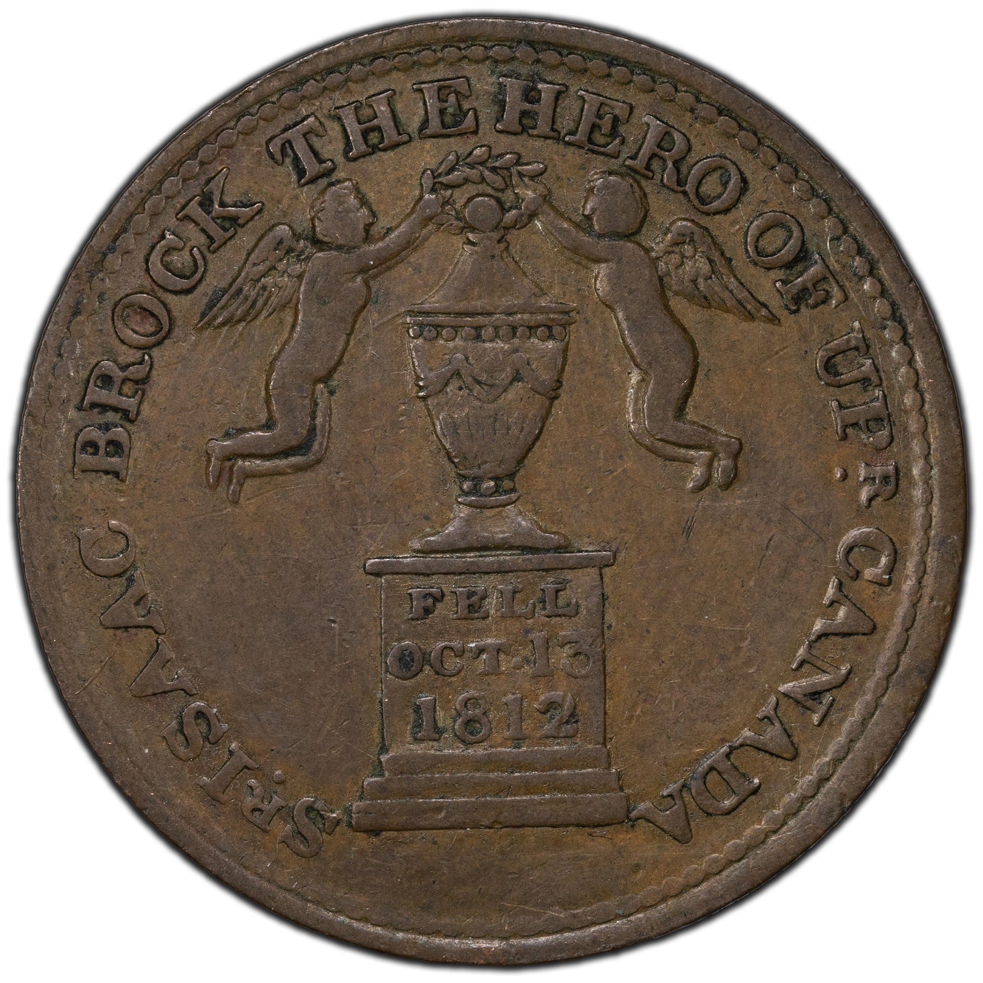 SOLD Upper Canada 1816 Sir Isaac Brock Token UC-6A1 - The Toronto Coin Shop