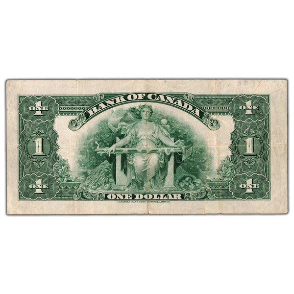 $1 1935 Bank of Canada Note English Text Letter 'B' BC-1 - VF - The ...