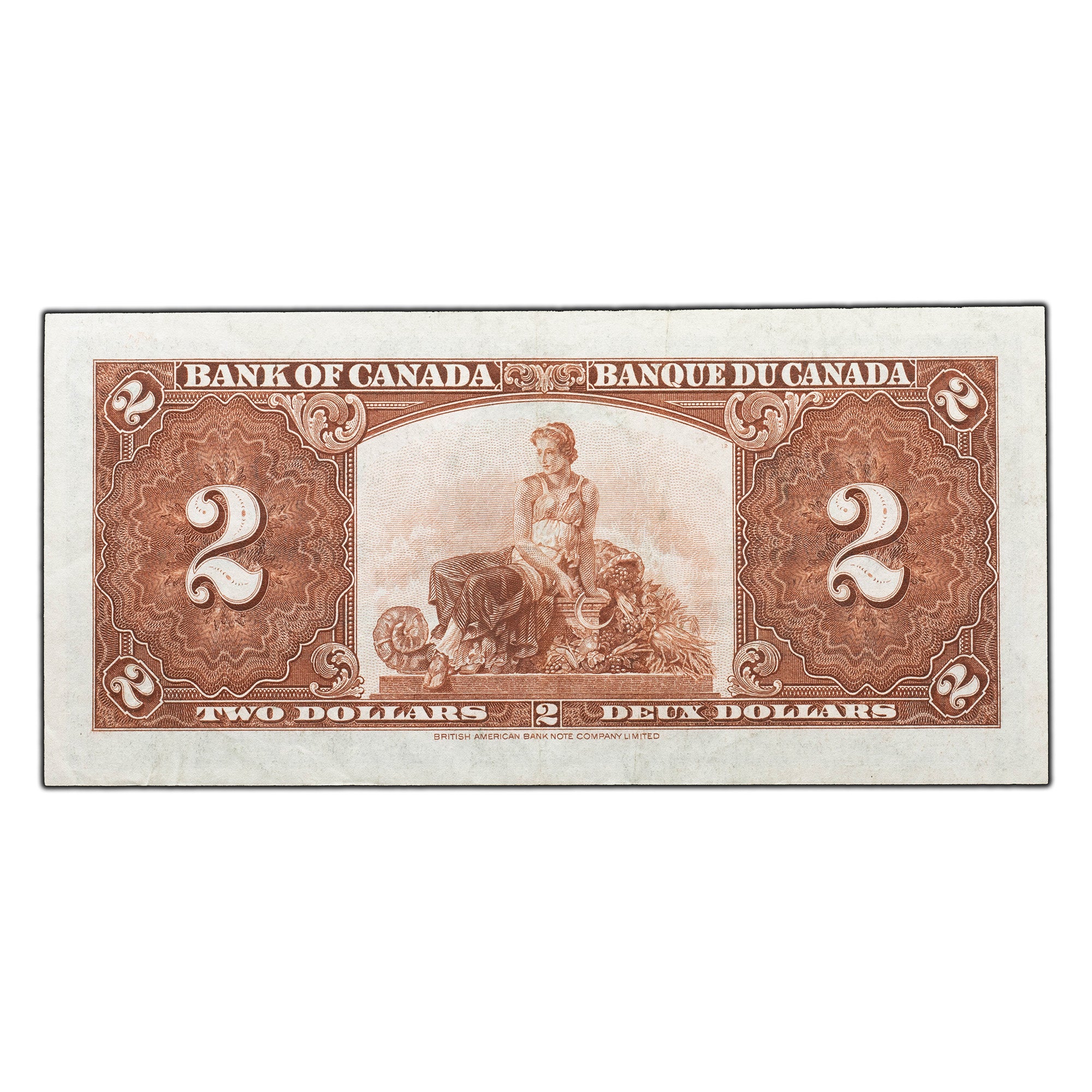 SOLD $2 1937 Bank of Canada Note Coyne-Towers A/R Prefix BC-22c - EF ...