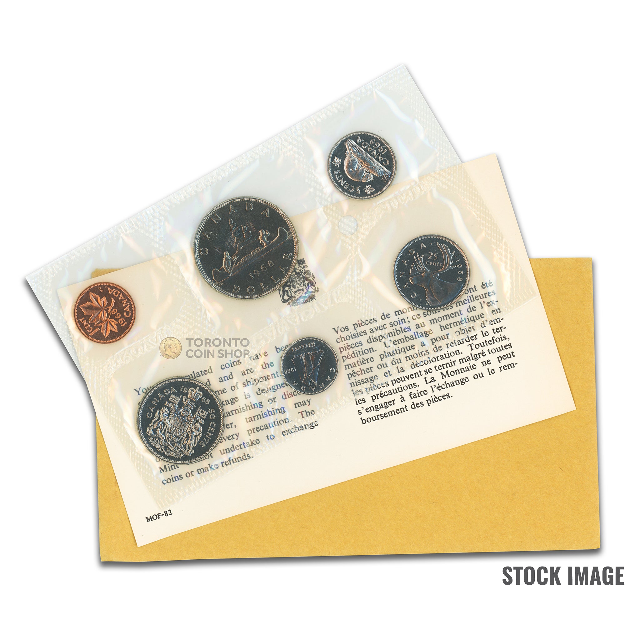 Canada 1968 6-Coin PL Proof-Like Mint Coin Set - Envelope + COA - The ...