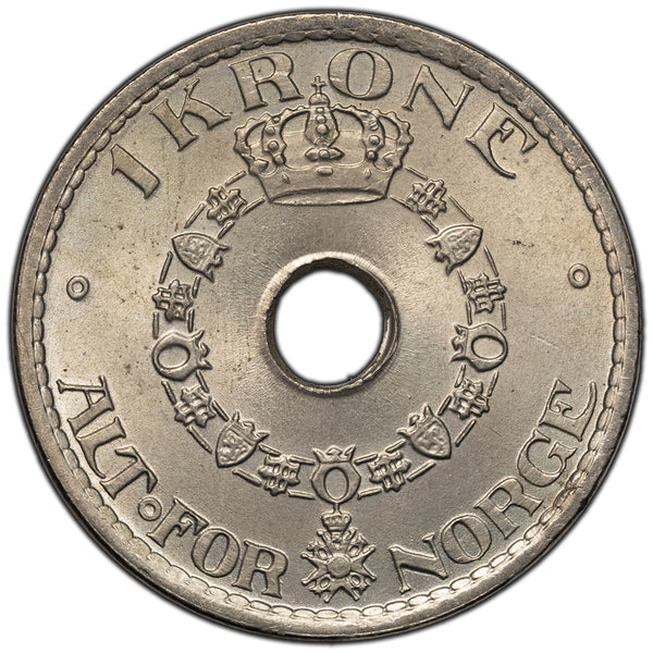 SOLD Norway 1949 1 Krone Coin - BU - The Toronto Coin Shop