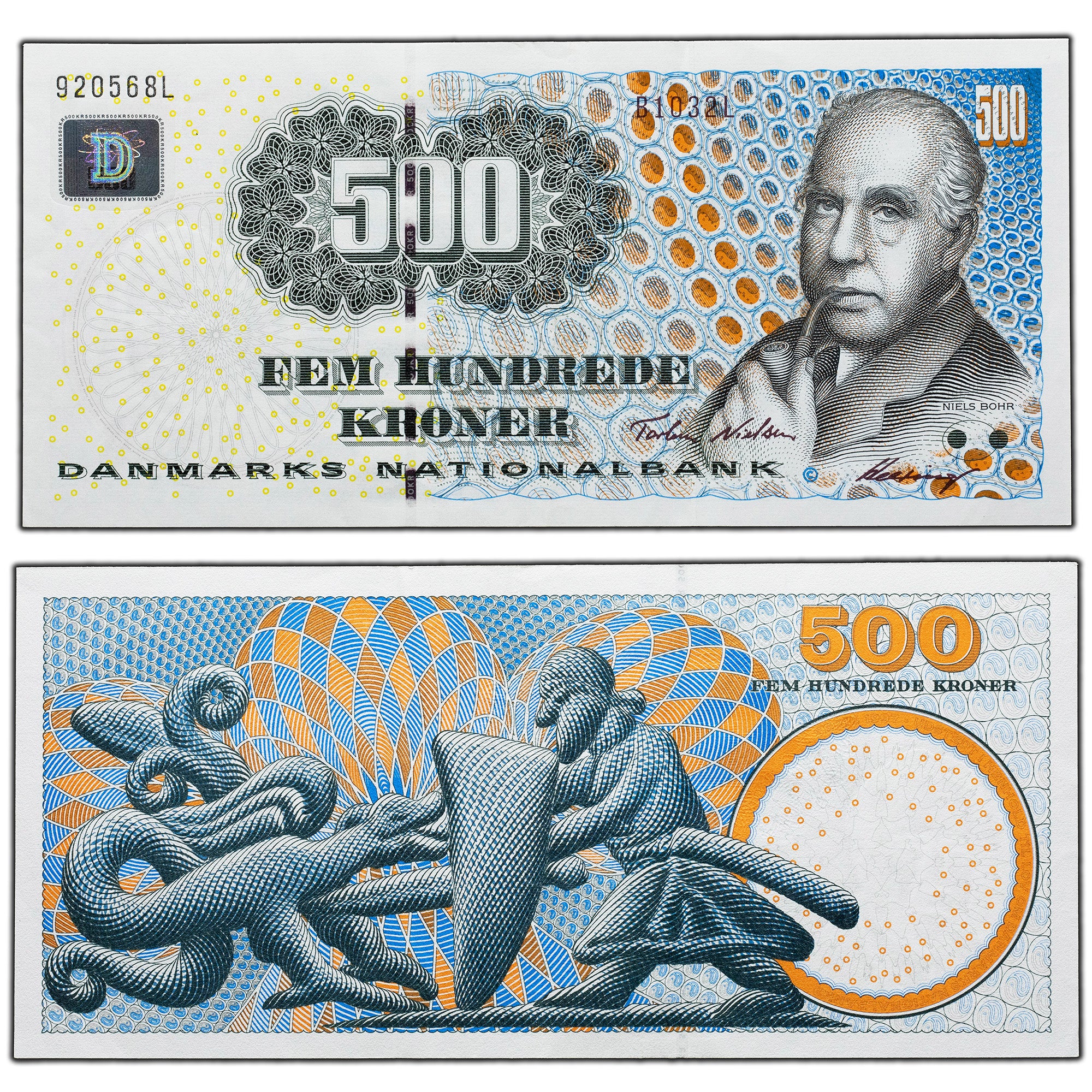 SOLD Denmark 2003 500 Kroner Note P #63b - EF+ - The Toronto Coin Shop