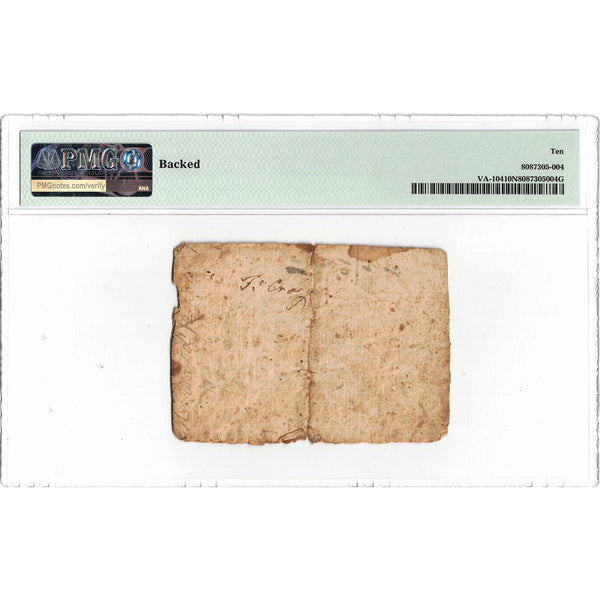 SOLD United States 1776 $2/3 Virginia Colonial Note Fr. VA-104 - PMG V ...