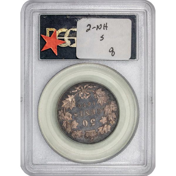Canada 1870 LCW RE 50 Cents Silver Coin - PCGS Specimen SP-65 - The ...