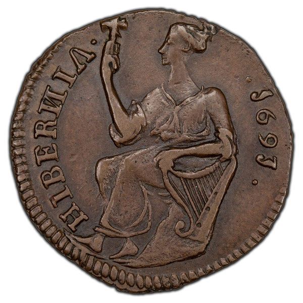 Ireland 1691 Limerick 1/2d Half Penny S-6594 - The Toronto Coin Shop