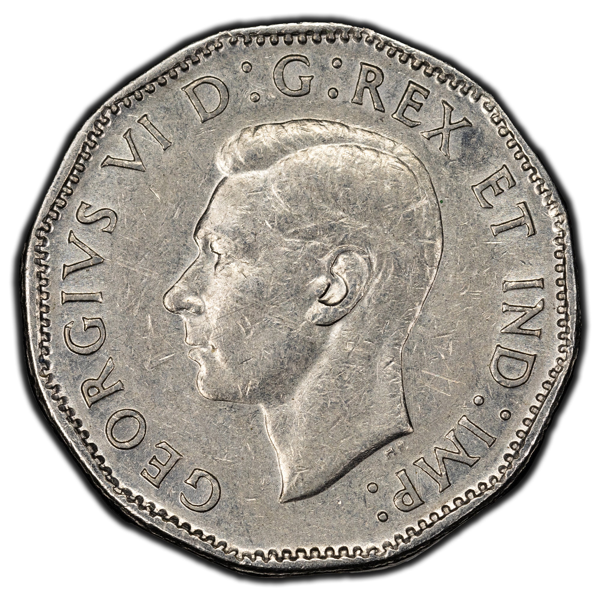 SOLD Canada 1947 Dot 5 Cents Nickel Coin - VF (scratched) - The Toronto ...