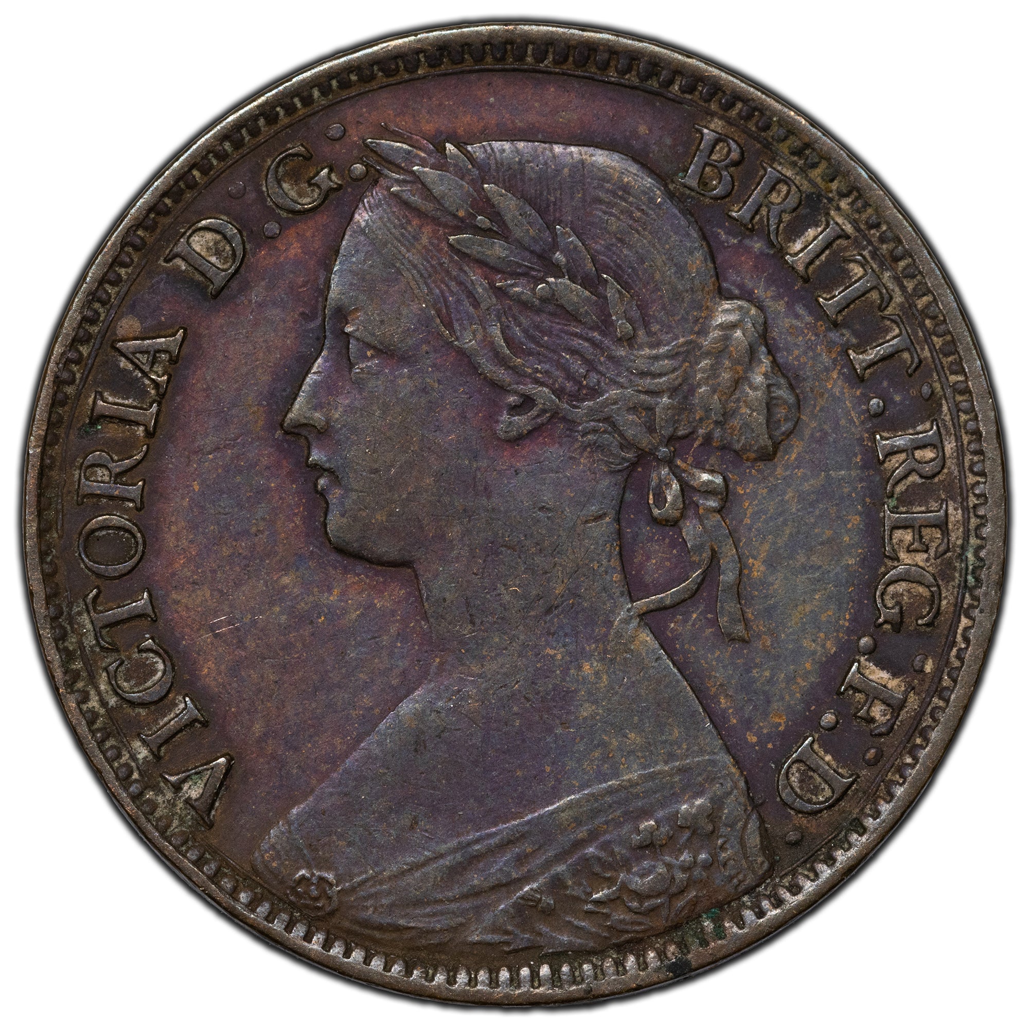SOLD Great Britain 1861 Farthing Coin KM #747 - The Toronto Coin Shop