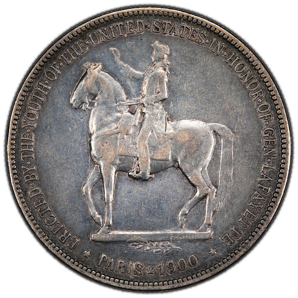 SOLD United States 1900 $1 Lafayette Dollar Silver Coin - Cleaned - The ...