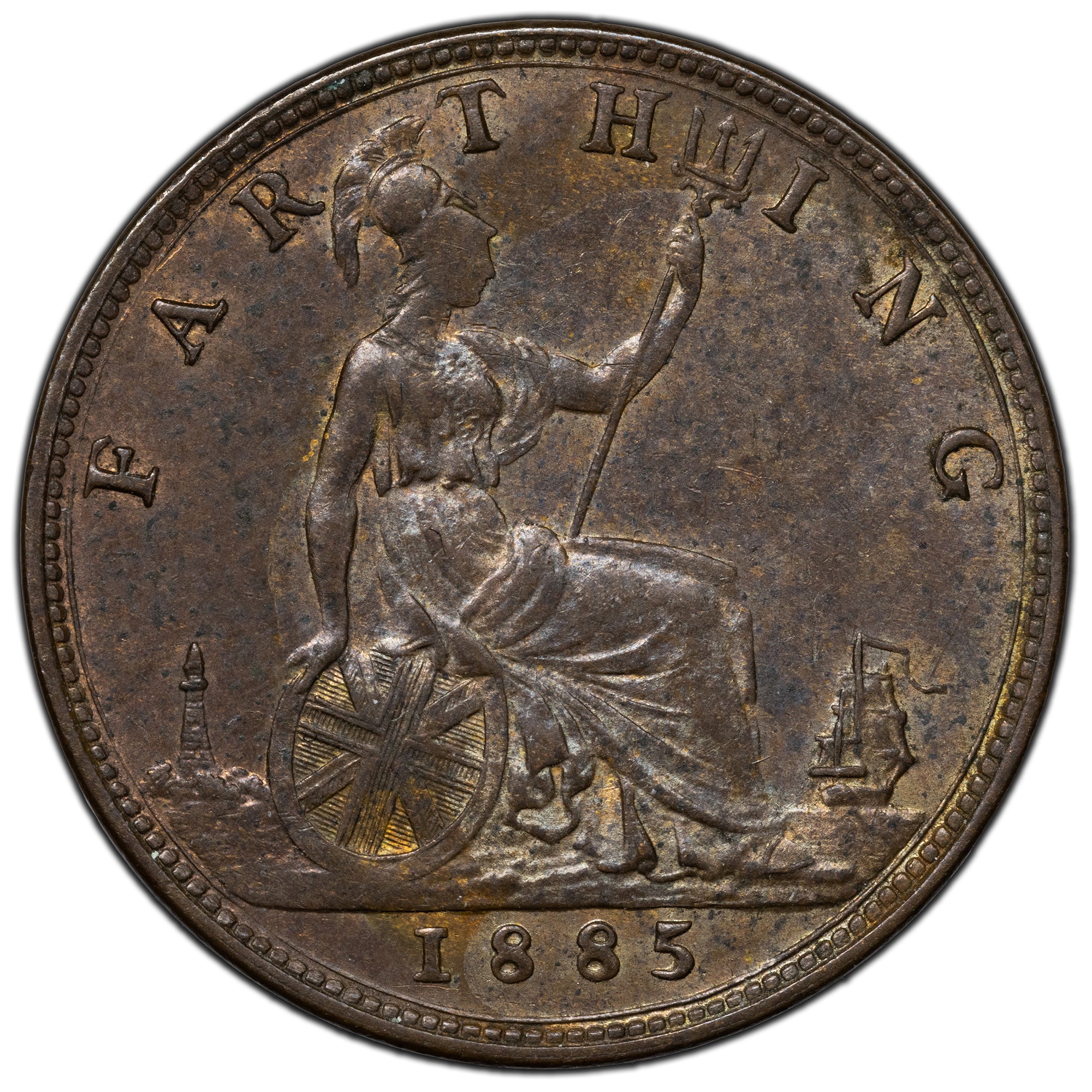 SOLD Great Britain 1885 Farthing Coin KM #753 - The Toronto Coin Shop