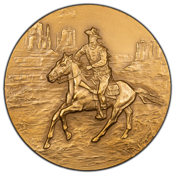 United States 1979 John Wayne - American Medal 76mm By Frank Gasparo ...