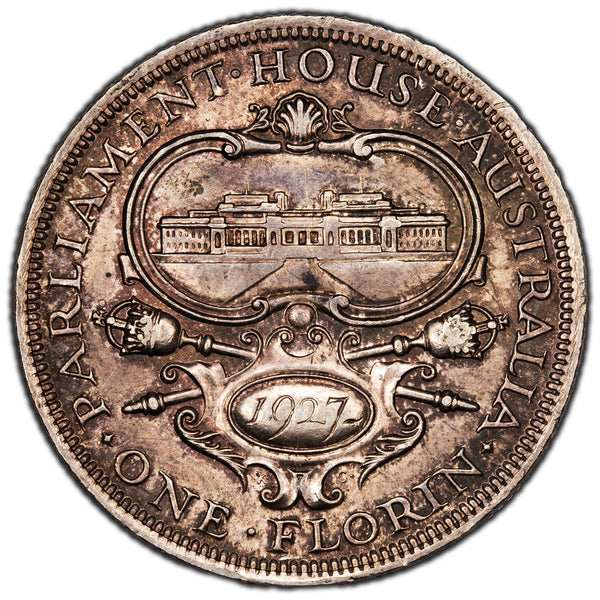 SOLD Australia 1927 1 One Florin Silver Coin - The Toronto Coin Shop