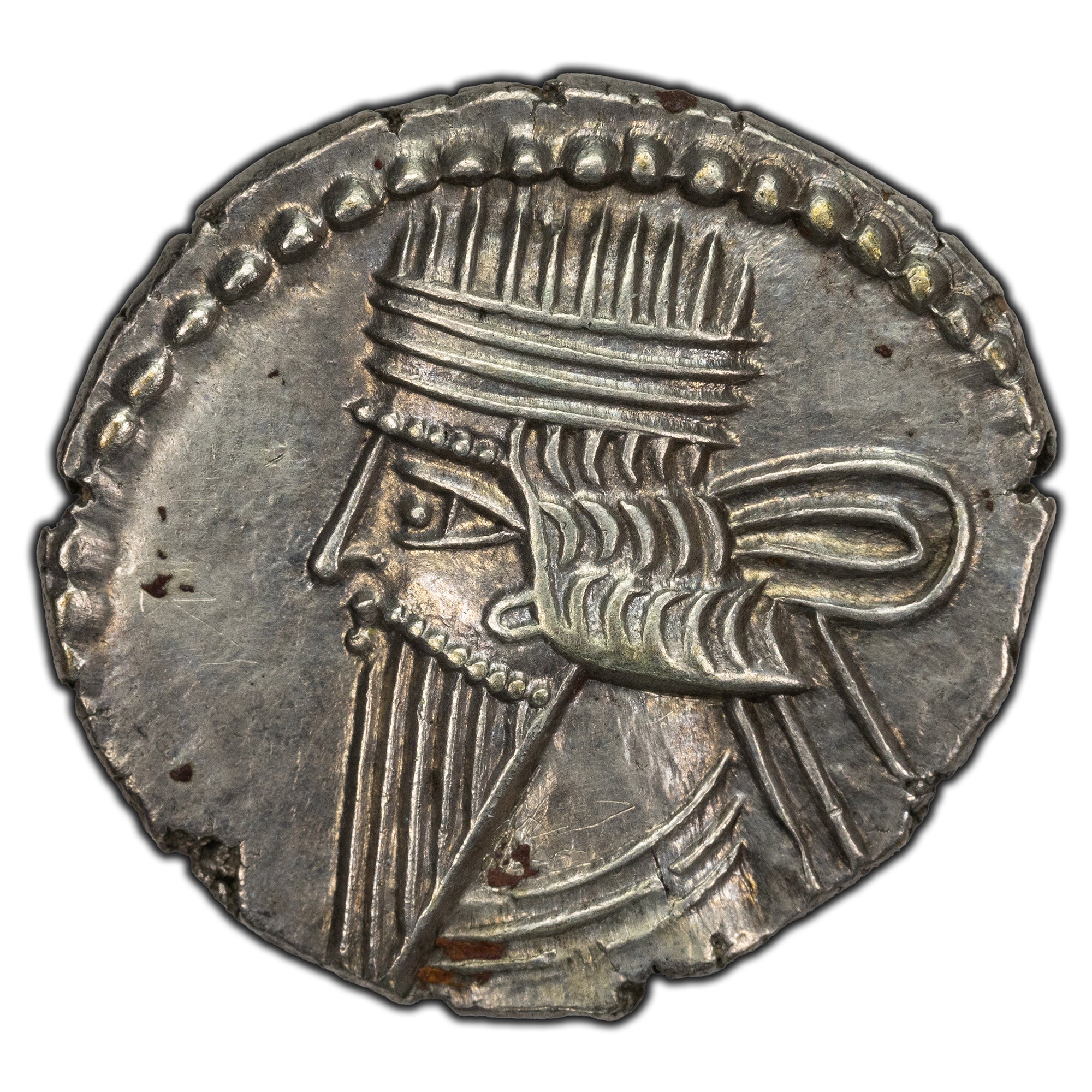 SOLD Parthia 105-147 AD Volgases III Ecbatana Mint Drachma Silver Coin ...