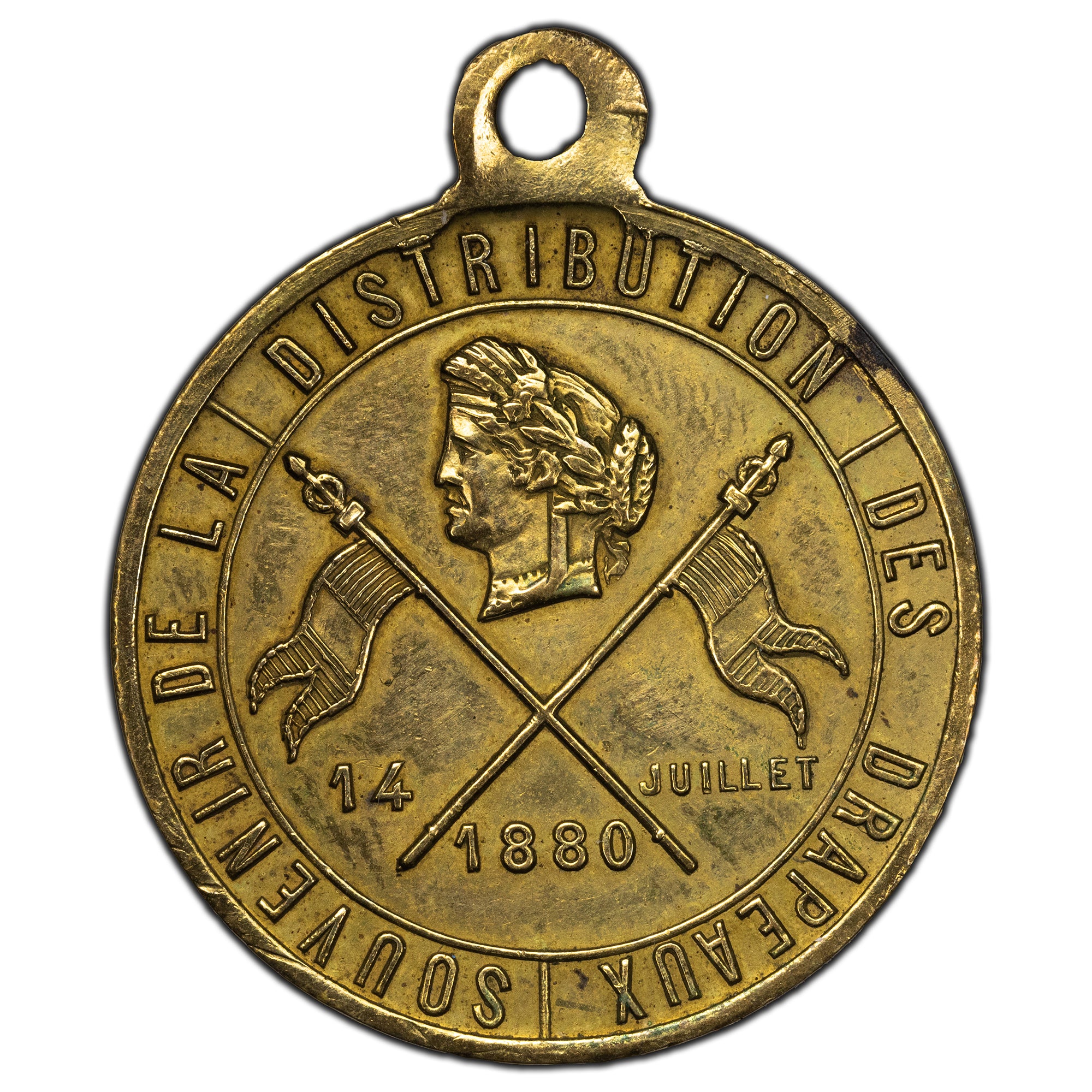France 1880 Bastille Jeton 23mm - The Toronto Coin Shop
