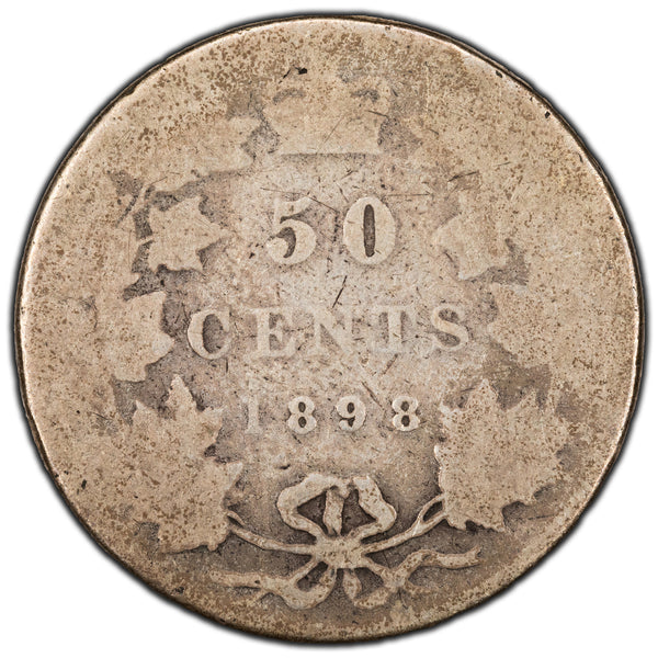 SOLD Canada 1898 50 Cents Half Dollar Silver Coin - Filler - The ...