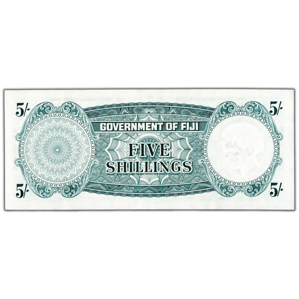 Fiji 1957 5 Five Shillings Note P #51a - Uncirculated - The Toronto ...