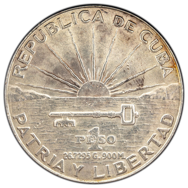 SOLD Cuba 1953 Peso SIlver Coin KM #29 - The Toronto Coin Shop