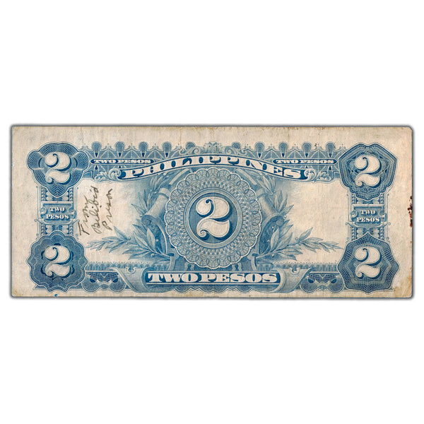 SOLD Philippines 1936 2 Two Pesos Note P #82 - Writing/Minor Piece Mis ...