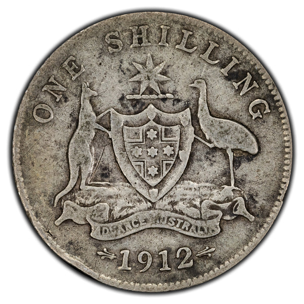 SOLD Australia 1912 1 One Shilling Silver Coin - The Toronto Coin Shop