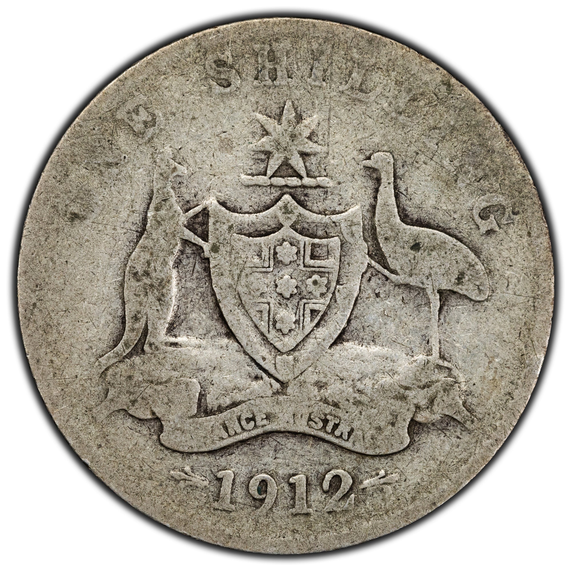 SOLD Australia 1912 1 One Shilling Silver Coin - The Toronto Coin Shop