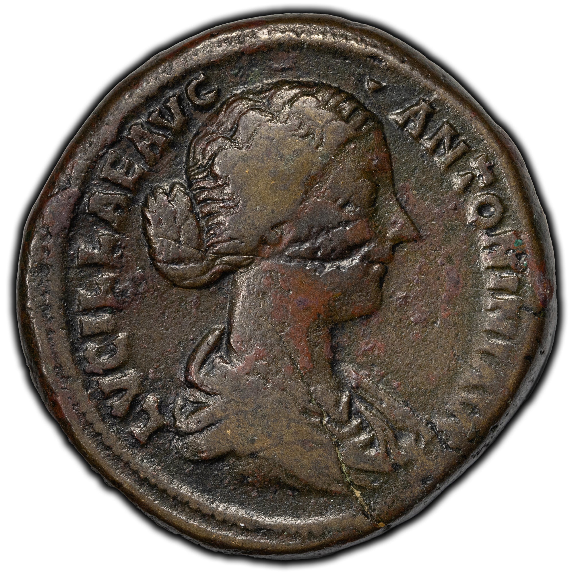 SOLD Ancient Rome Lucilla Wife of Lucius Verus AD 161-169 Sestertius ...