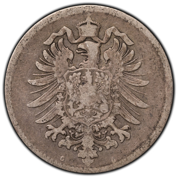 SOLD Germany 1875-G 1 Mark Silver Coin - The Toronto Coin Shop