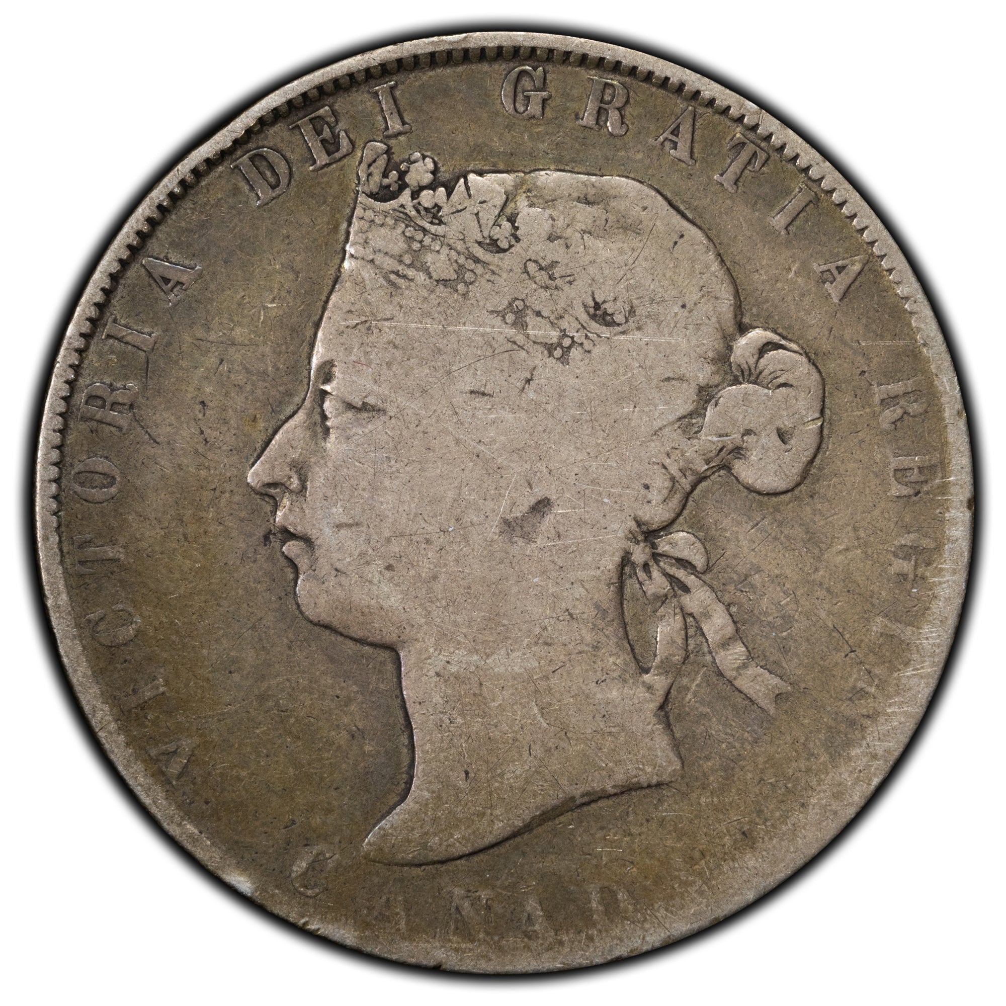 SOLD Canada 1871 50 Cents Half Dollar Silver Coin - The Toronto Coin Shop