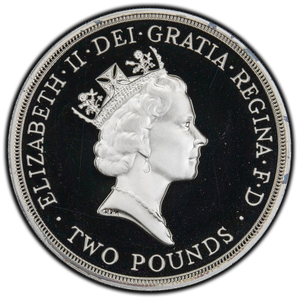SOLD Great Britain 1995 (1945-95) 2 Two Pounds Silver Proof Coin - Uni ...
