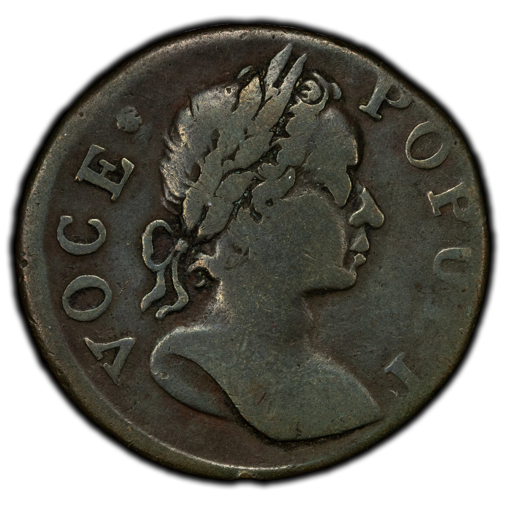 SOLD Ireland 1760 Voci Populi 1/2 Half Penny Type #1 - The Toronto Coin ...