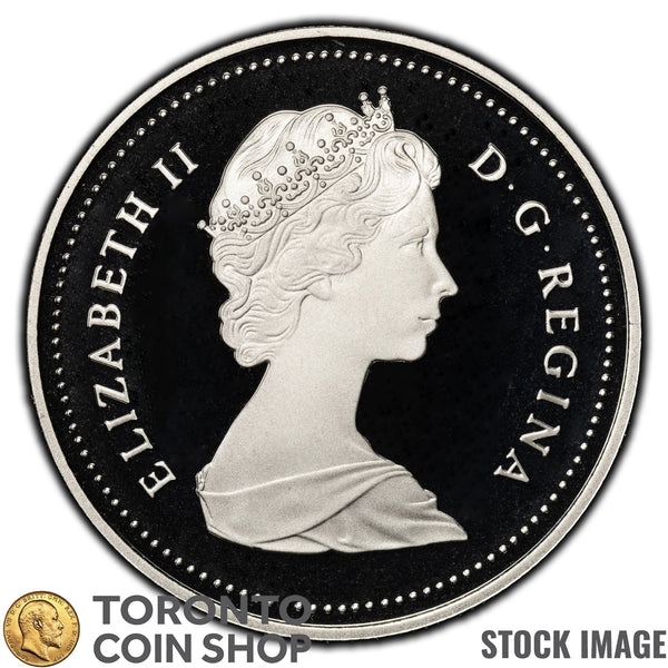 Canada 1986 $1 Dollar Nickel Coin - Proof Strike - The Toronto Coin Shop