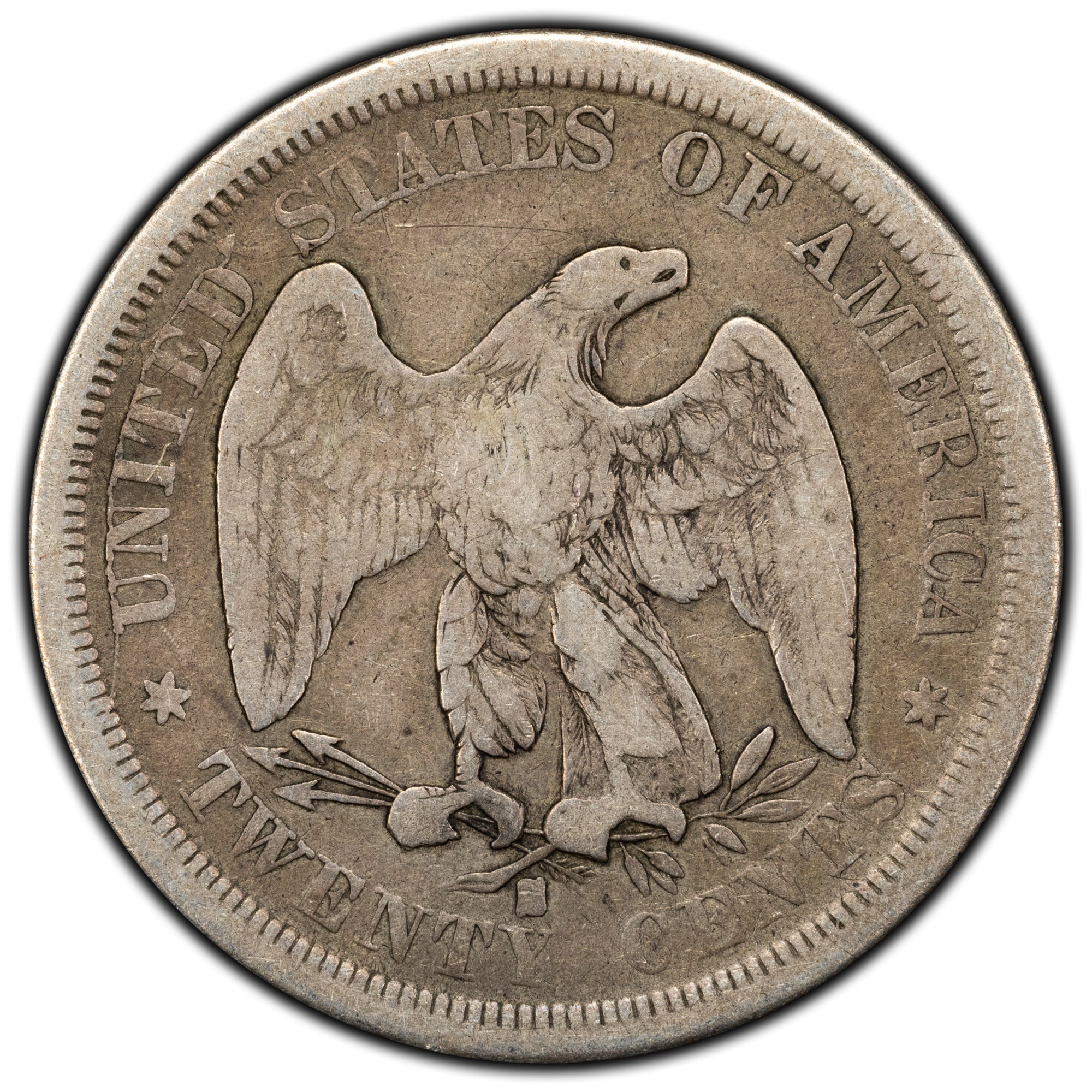 SOLD United States 1875-S 20 Cents Seated Liberty Silver Coin - The ...