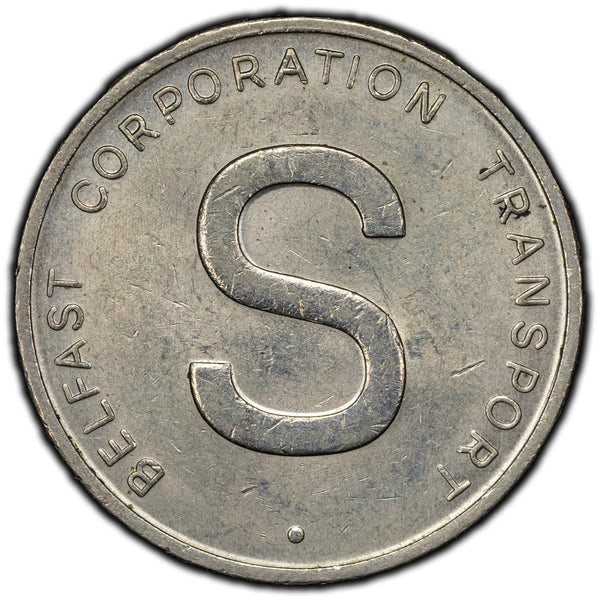 SOLD Ireland Belfast Transit Token - The Toronto Coin Shop