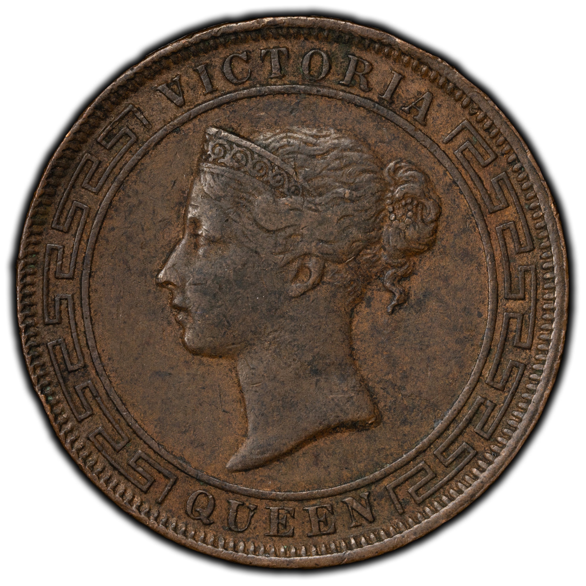 SOLD Ceylon 1890 5 Cents Coin - Rim Nick - The Toronto Coin Shop