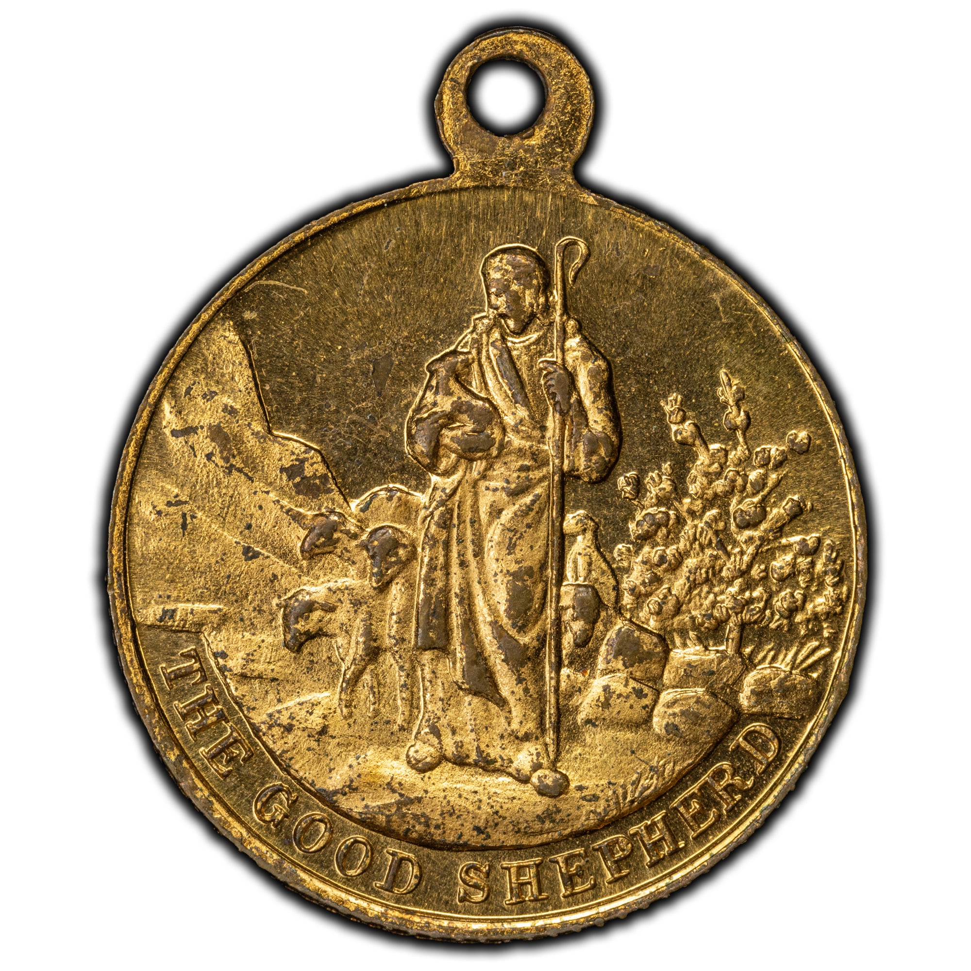 SOLD Ireland Belfast The Good Shepherd Medallion - The Toronto Coin Shop