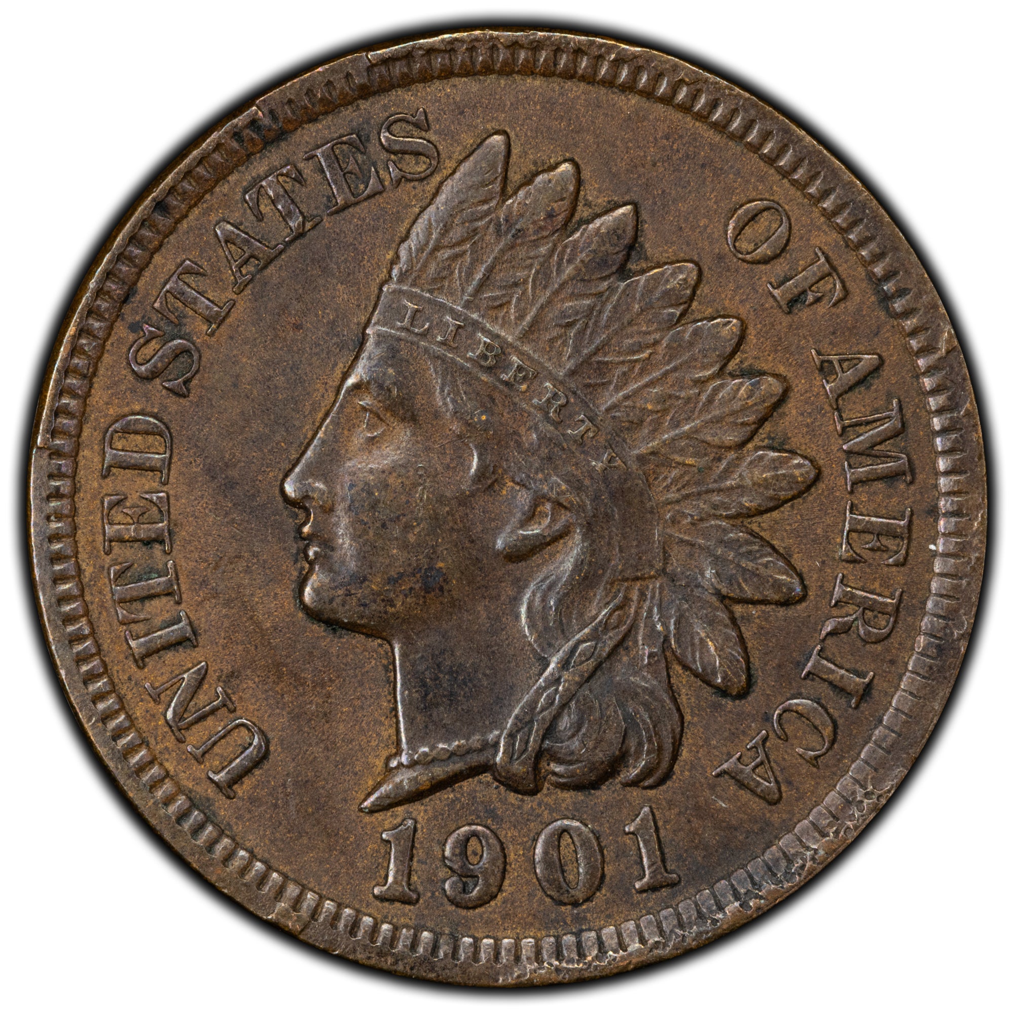 SOLD United States 1901 1 Cent Indian Head Penny Coin - The Toronto ...