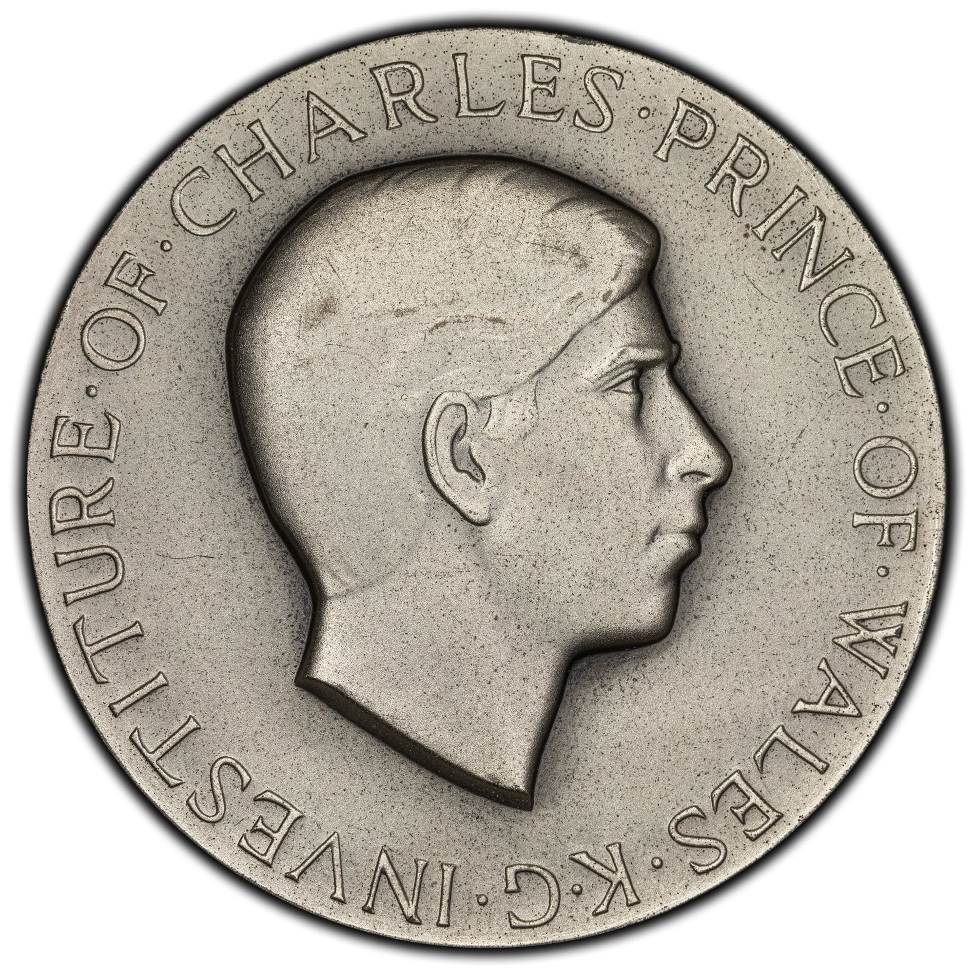SOLD Great Britain 1969 The Investiture of Prince Charles Medal 45mm B ...