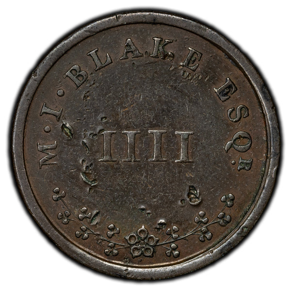 SOLD Ireland 1860 M. I. Blake Esquire Token - The Toronto Coin Shop