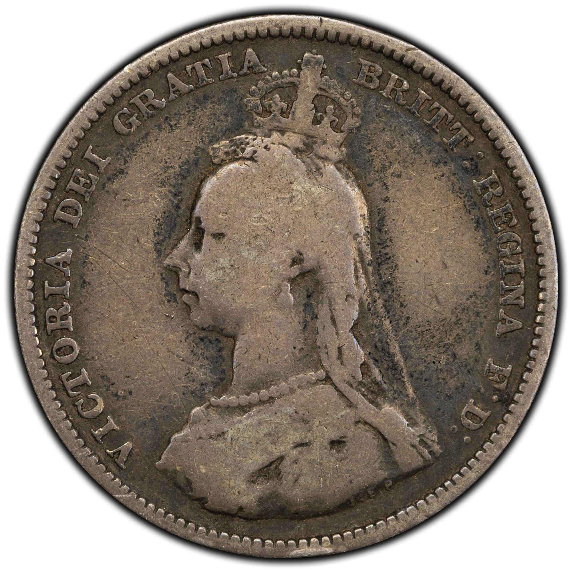 SOLD Great Britain 1888 Shilling Silver Coin - The Toronto Coin Shop