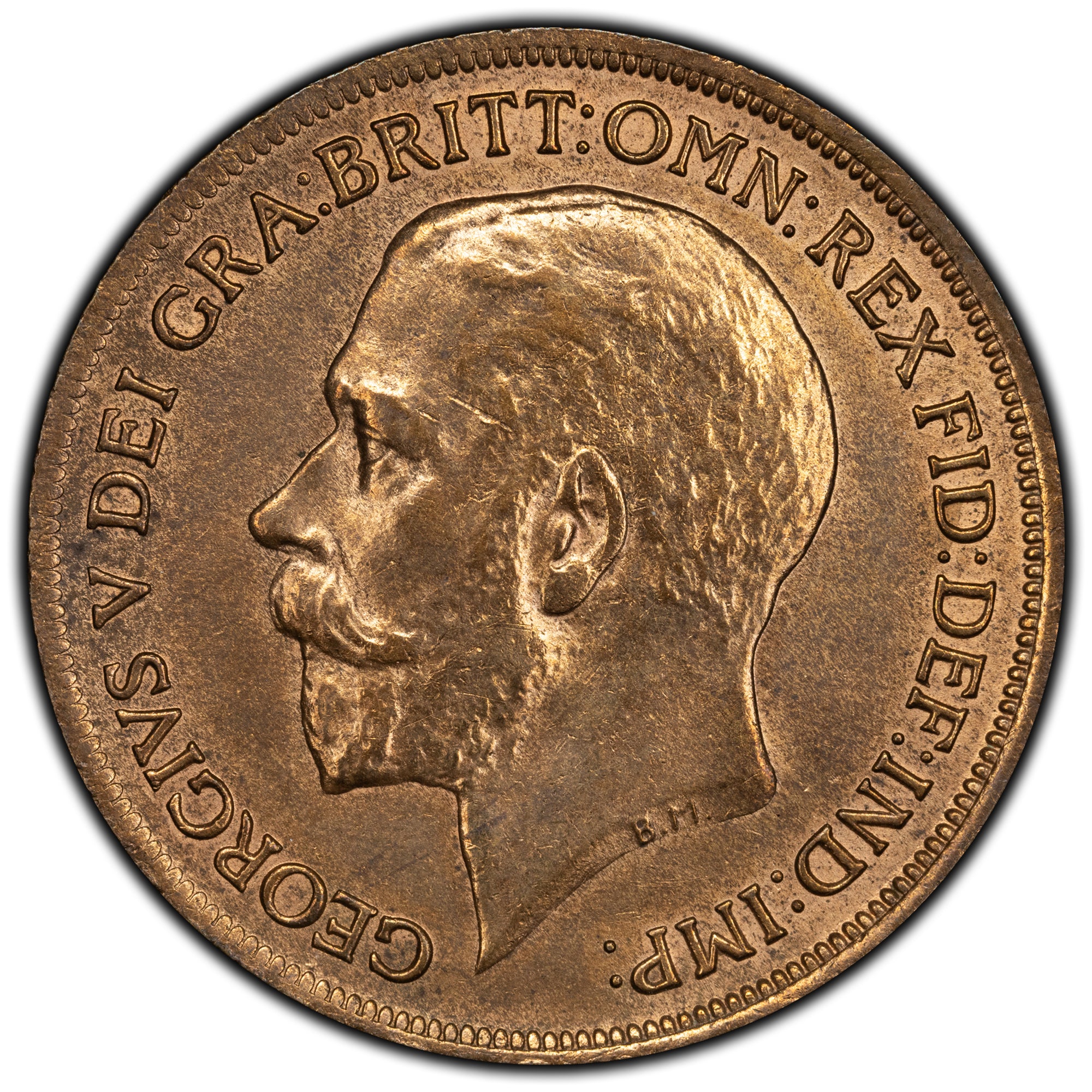 SOLD Great Britain 1919 One Penny Coin - The Toronto Coin Shop