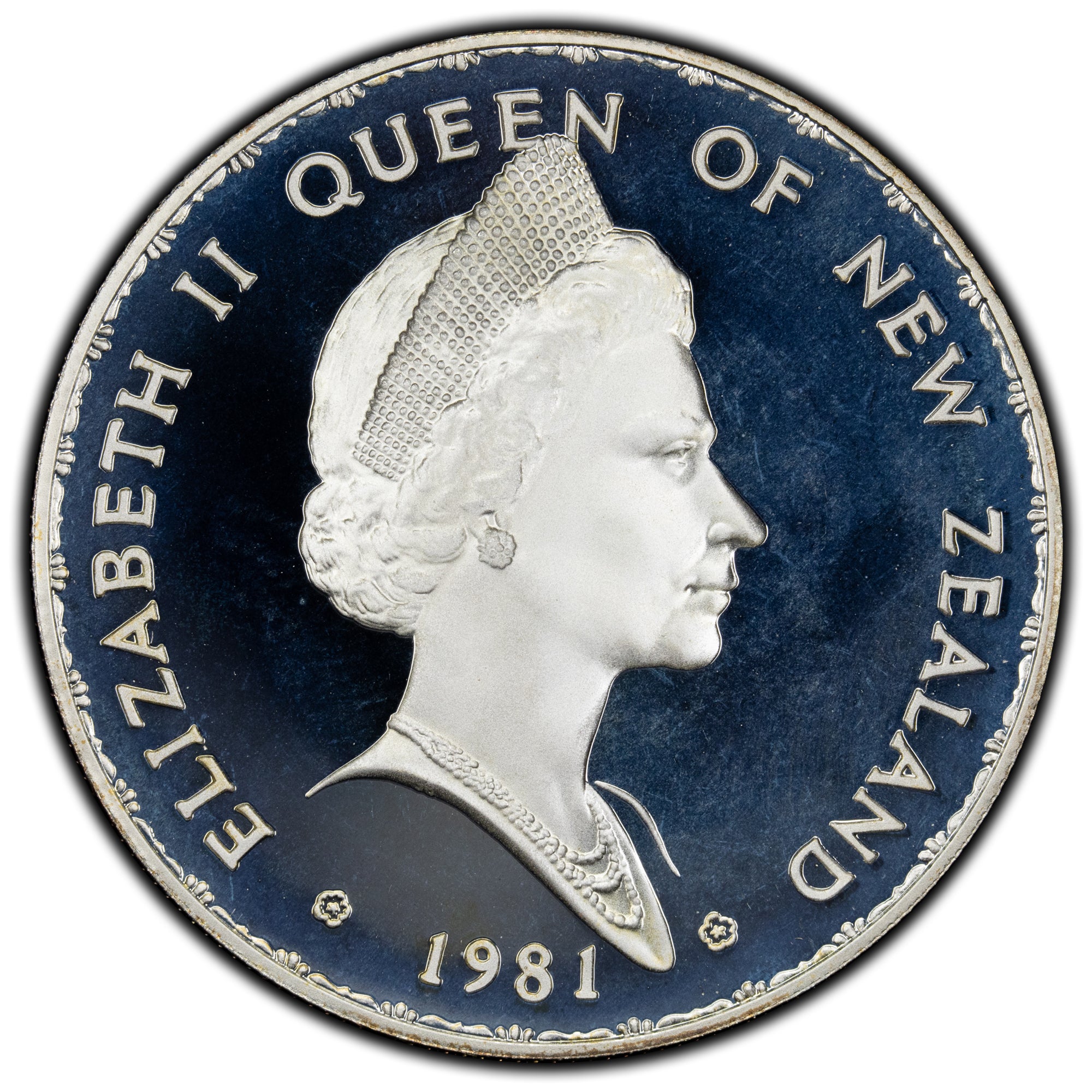 SOLD New Zealand 1981 $1 One Dollar Proof Silver Coin - Royal Visit QE ...